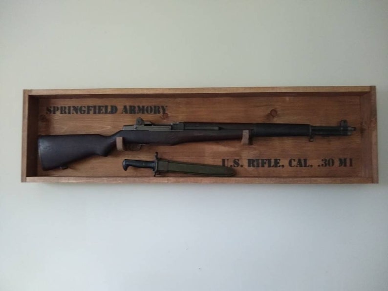 M1 Garand Display | M1903 Rifle Display | Gun Rack - Etsy