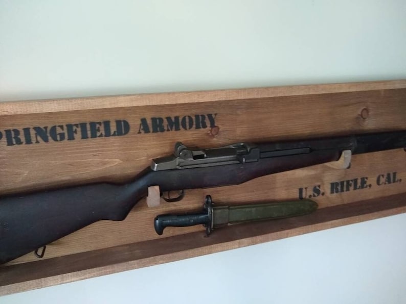 M1 Garand Display | M1903 Rifle Display | Gun Rack - Etsy