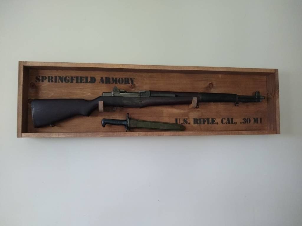 M1 Garand Display | M1903 Rifle Display | Gun Rack - Etsy