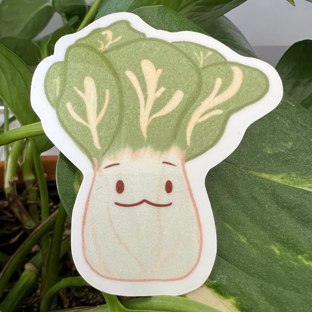 Bok Choy Sticker | Cute Vinyl Sticker - Etsy