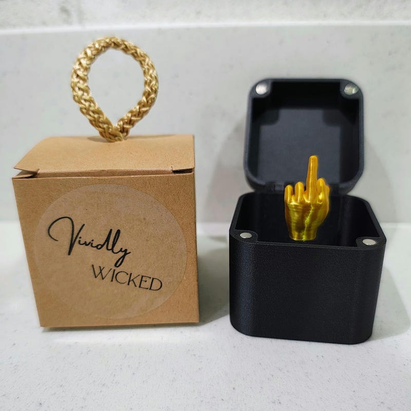 Middle Finger Ring - Etsy