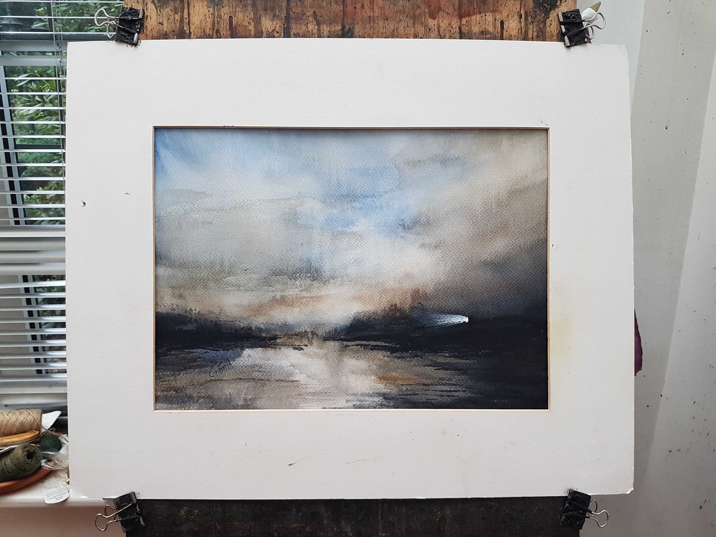 The Lighthouse 15x11in Watercolour Painting by Steven Cronin Original ...