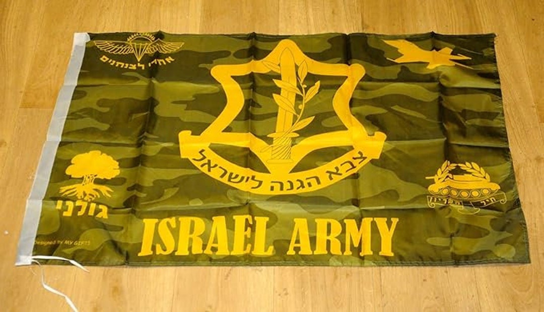 Israel Army Defense Forces IDF Flag 90 X 60 Cm - Etsy