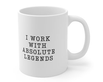 I Work With Legends Mug - Etsy