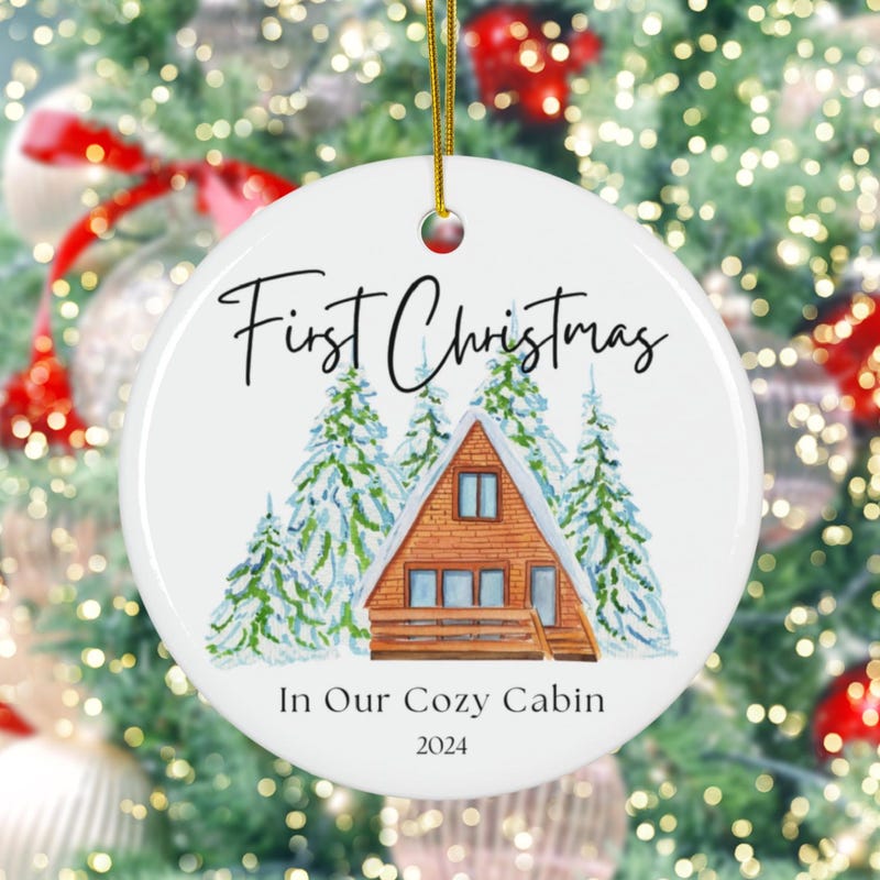Cabin Ornament - Etsy
