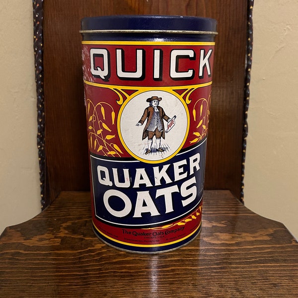 Quaker Oats Tin - Etsy