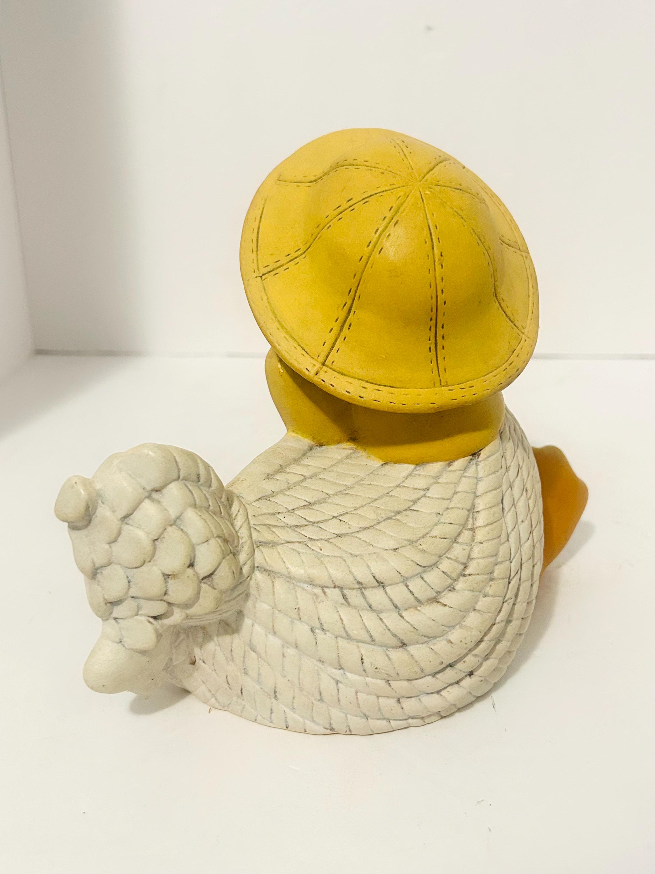 Vintage Ceramic Garden Mop Duck - Etsy