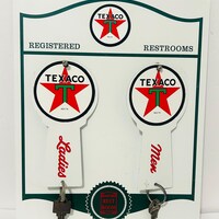 Large Restroom Keychain, Oversized Bathroom Pass, Giant Toilet Key Ring ...