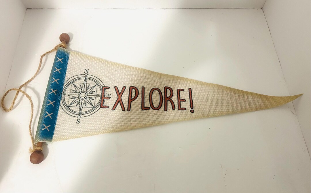Vintage “explore” Flag - Etsy