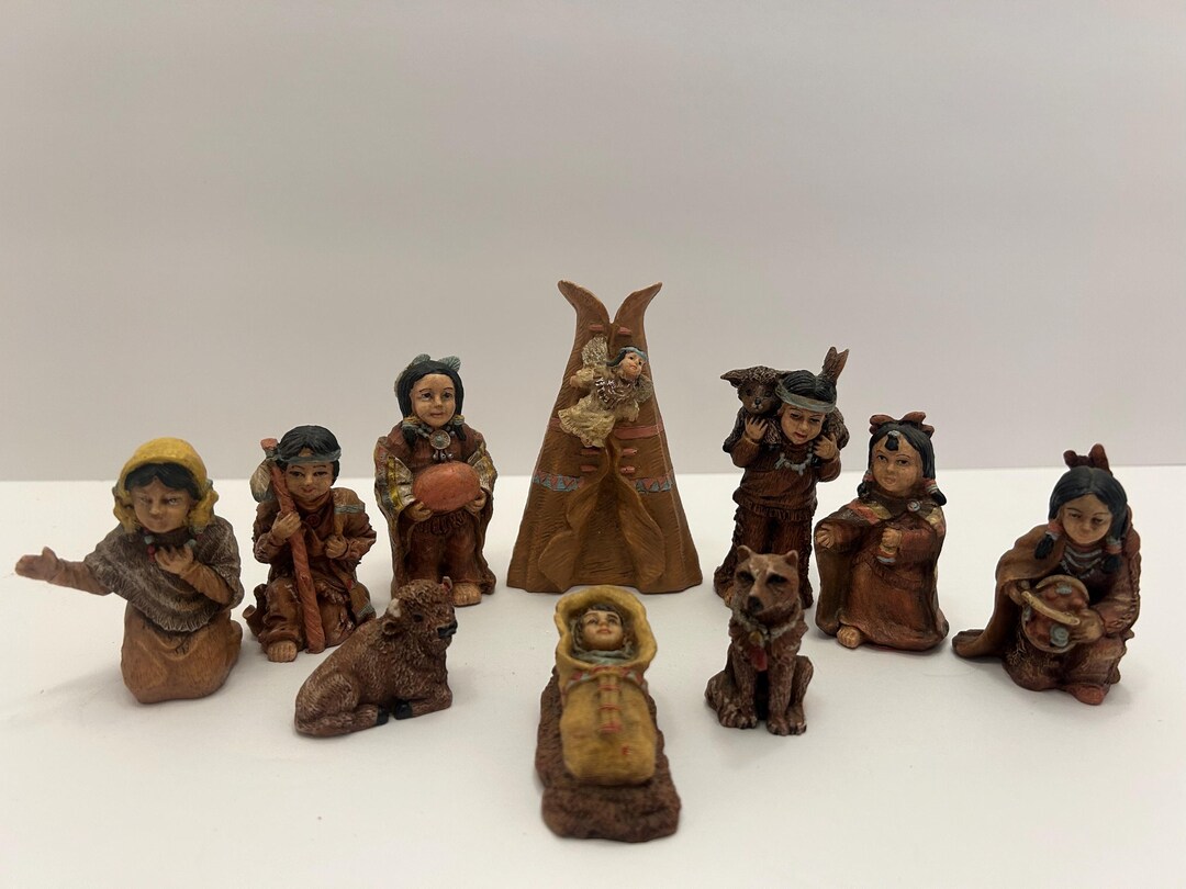 Native American Nativity Set - Etsy