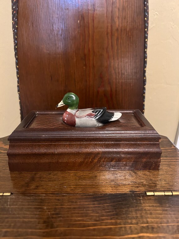 duck trinket box vintage - Gem