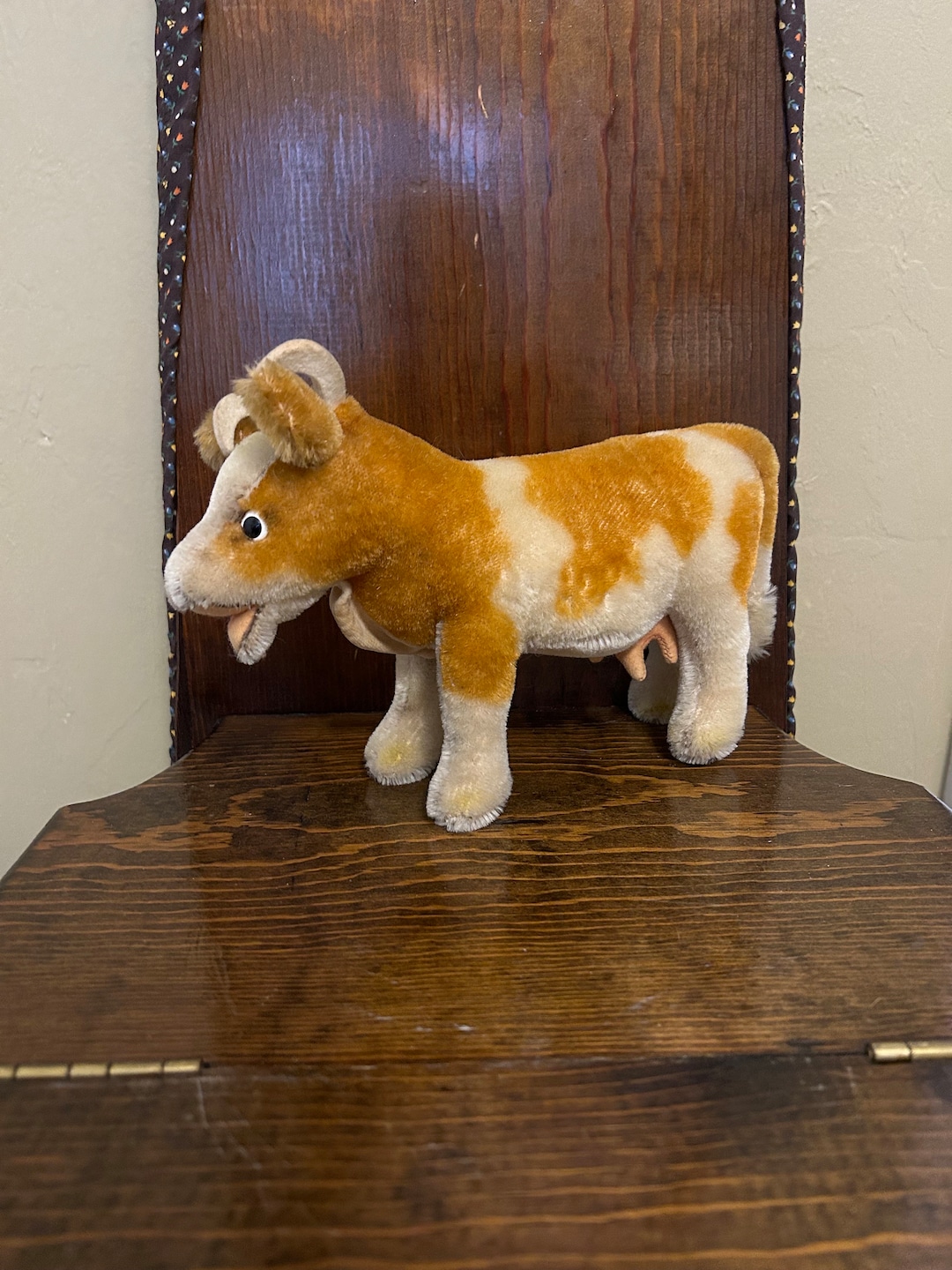 Vintage Steiff Cow - Etsy