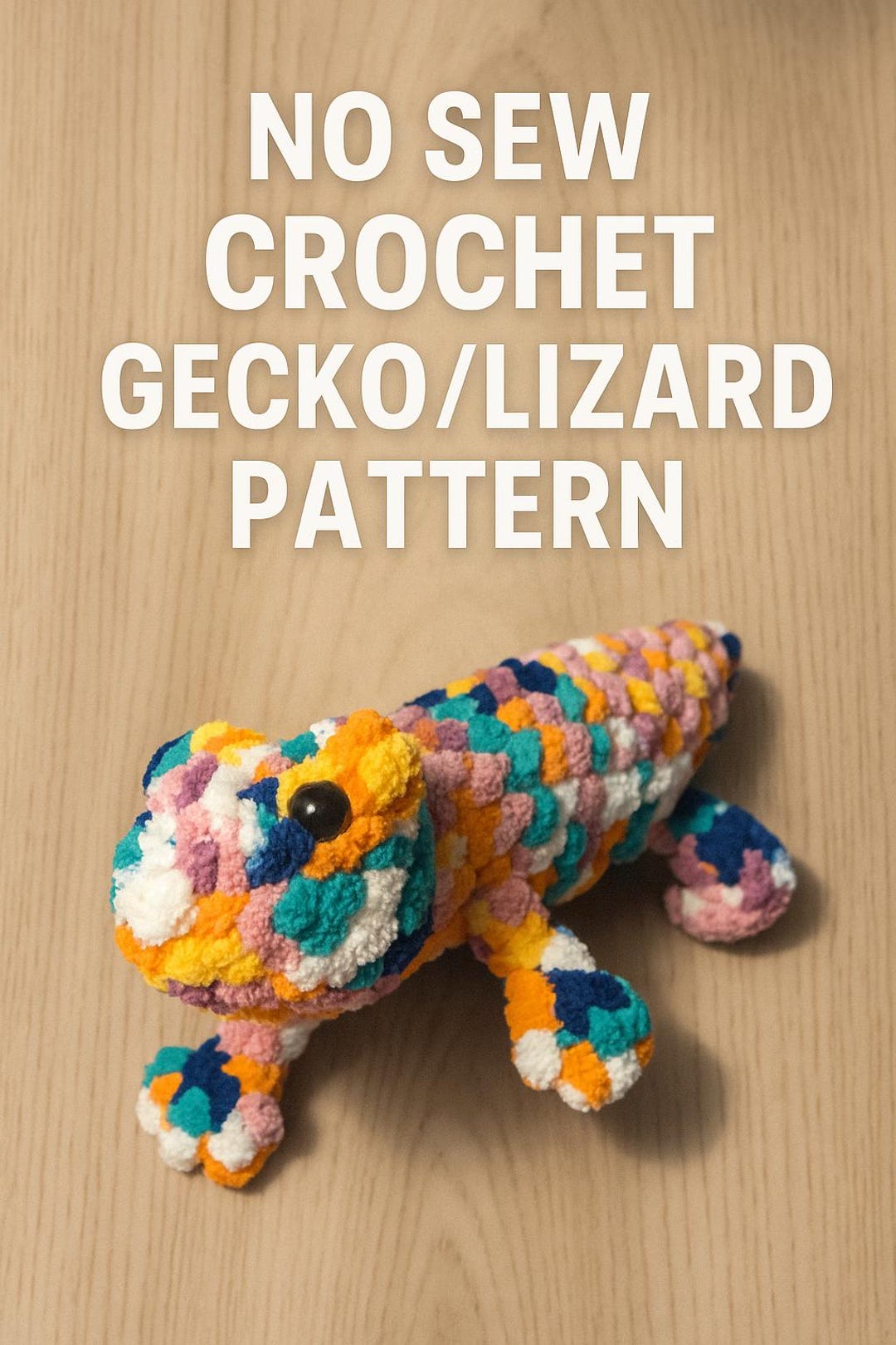 No Sew Crochet Gecko/lizard Pattern - Etsy