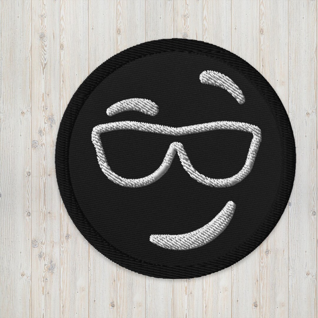 Cool Guy Embroidered Patches | Patches | Sewn on | Iron on | Gift - Etsy