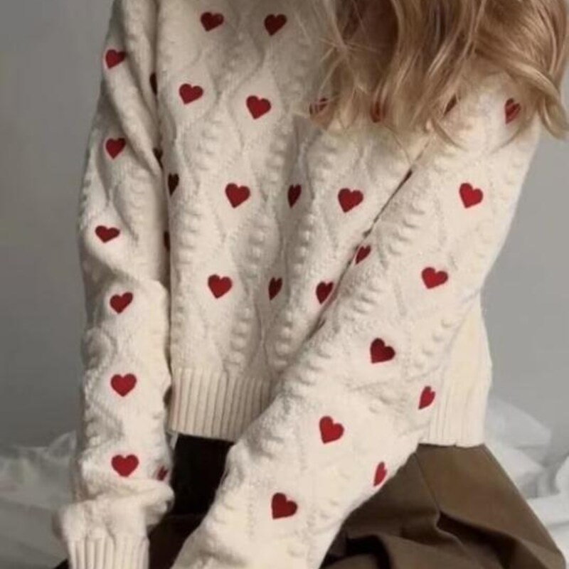 Heart Sweater - Etsy