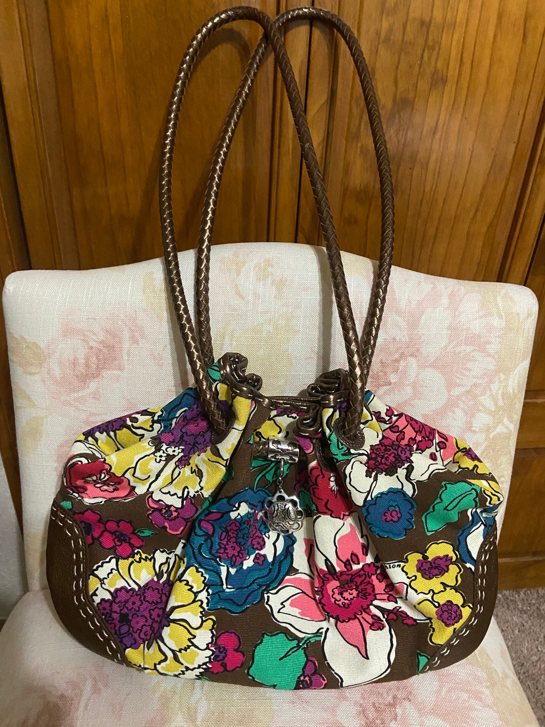 Beautiful Brighton Colorful Floral Lily Purse/handbag - Etsy