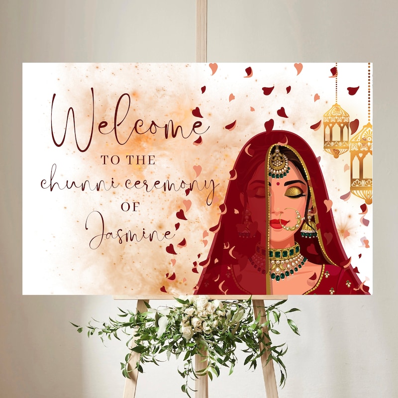 Indian Chunni - Etsy