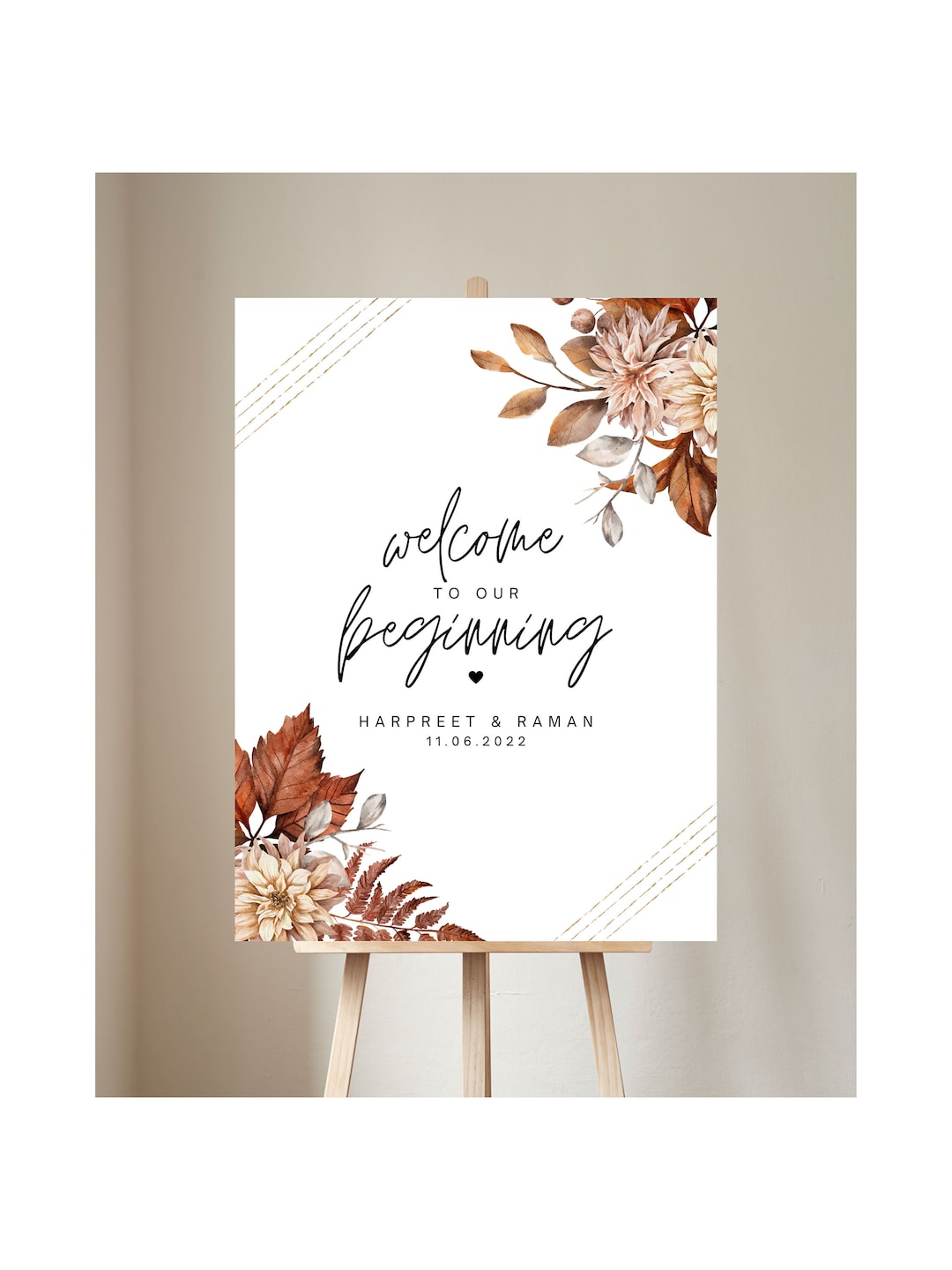 Fall Engagement Party Sign, Autumn Engagement Welcome Sign, Welcome to ...