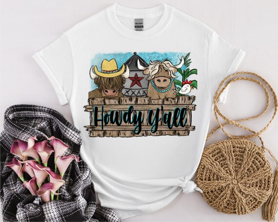 Howdy Y'all PNG Digital File - Etsy