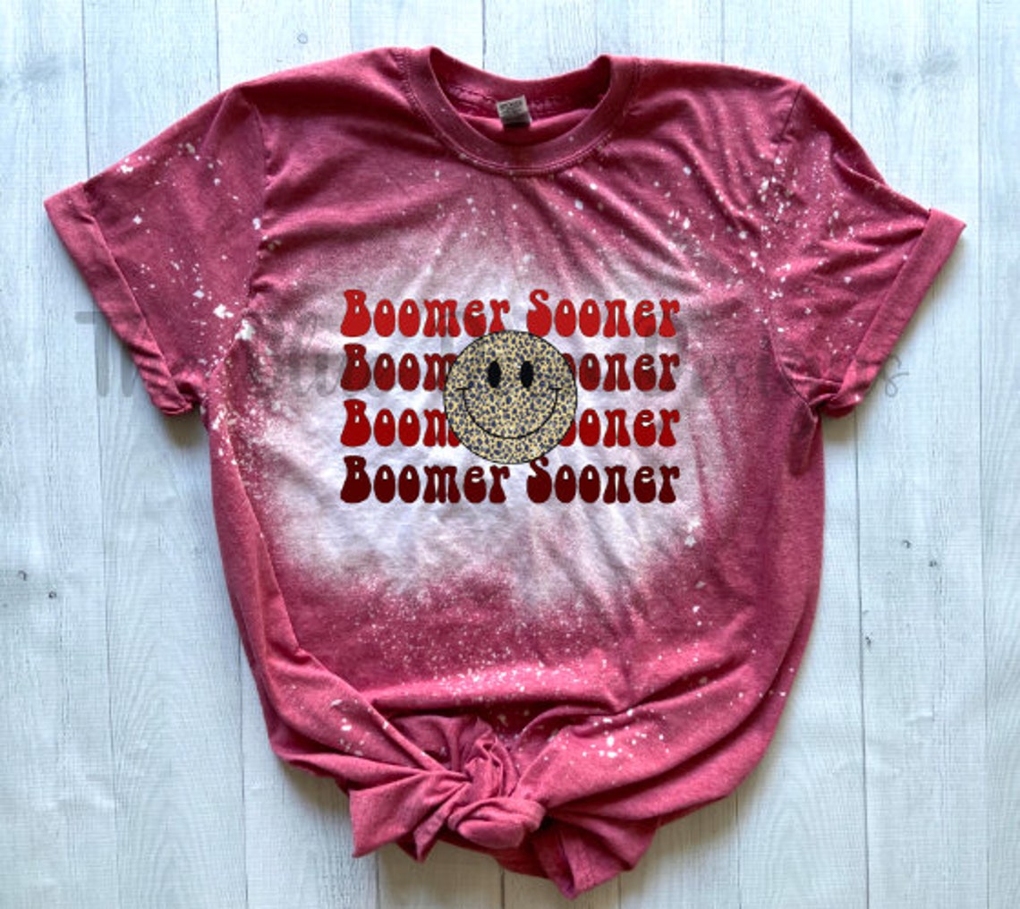 Smiley Boomer Sooner Shirt - Etsy
