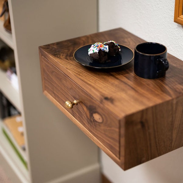 Floating Bedside Table - Etsy