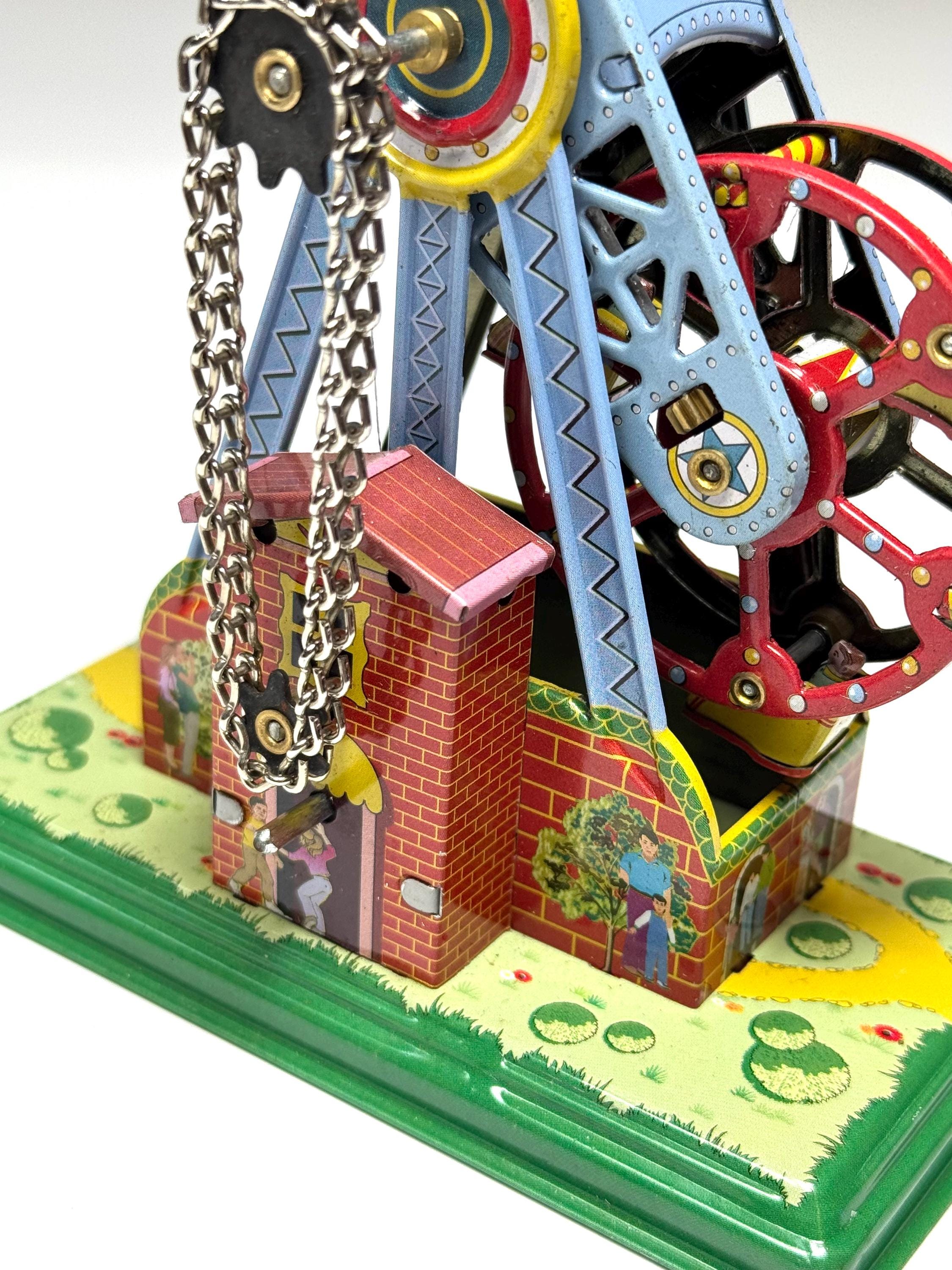 Ferris Wheel.vintage Wind up Tin Toy Retro Collectible.gifts for Her ...