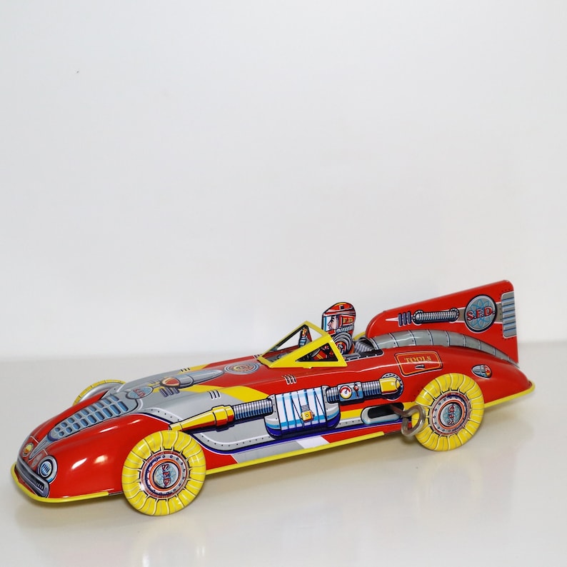 Sonic Fire Patrol.vintage Wind up Tin Toy Retro Collectible - Etsy