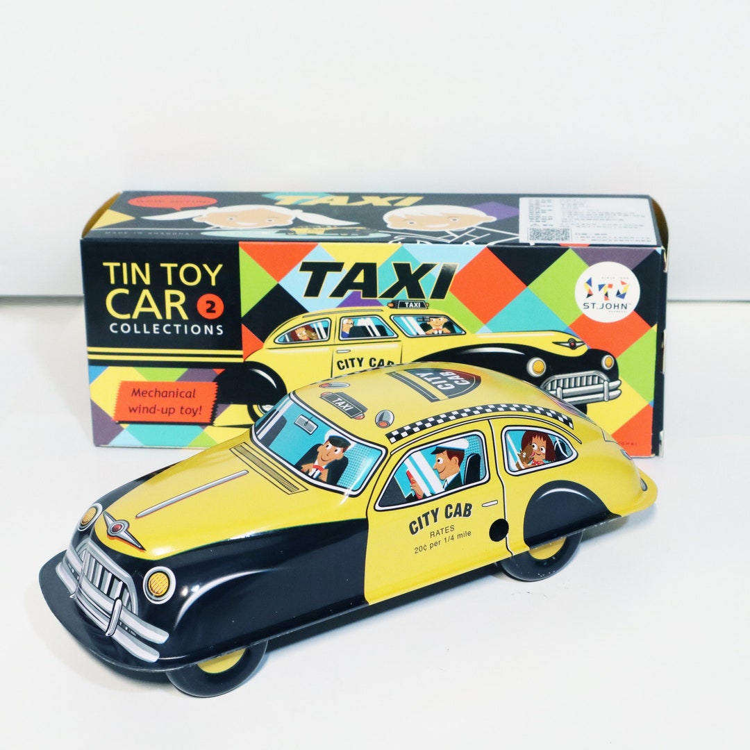 Taxi.vintage Wind up Tin Toy Retro Collectible Car.design and ...