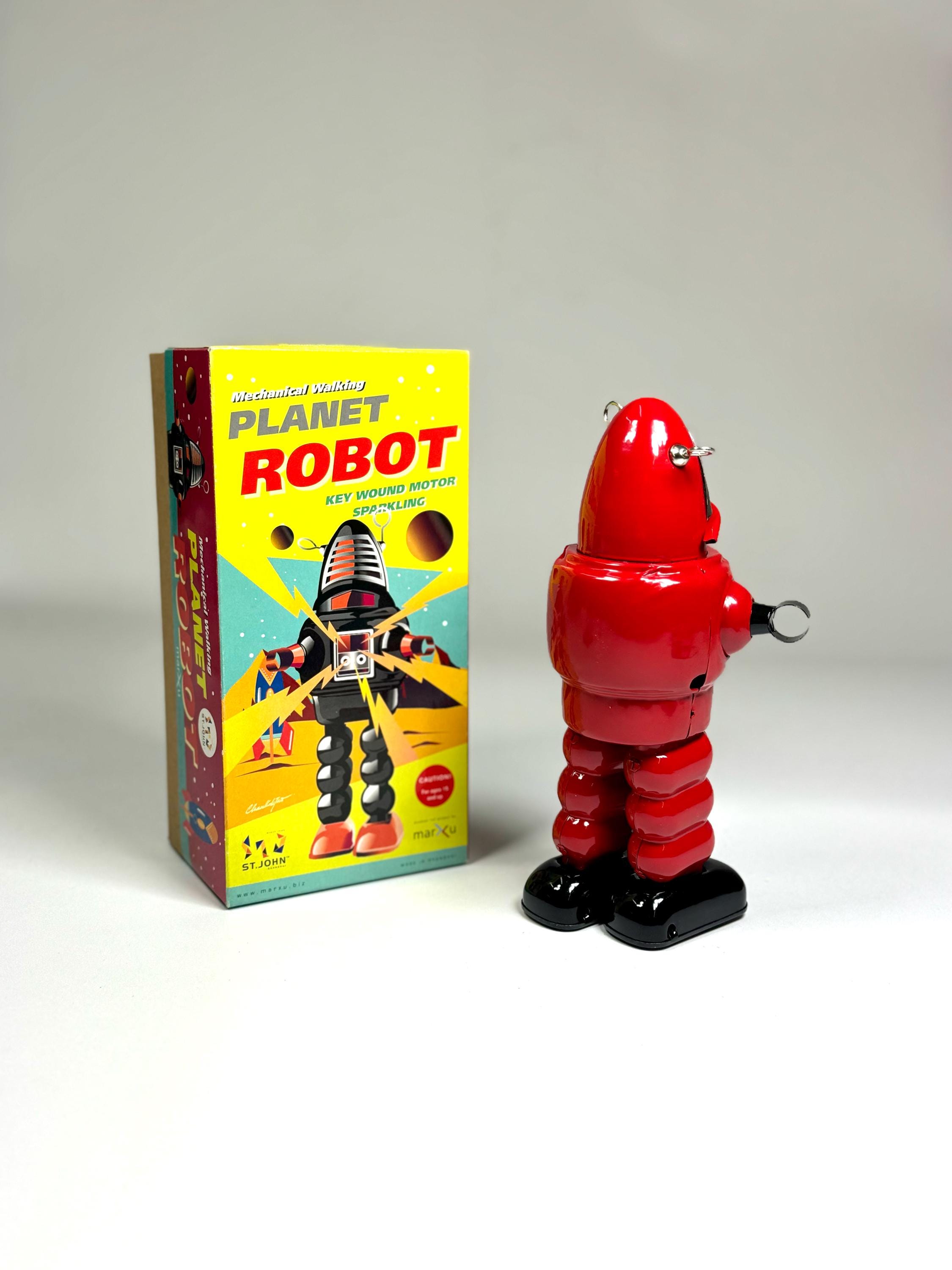 Giant Planet Robot.vintage Wind up Tin Toy Retro Collectible Robot ...