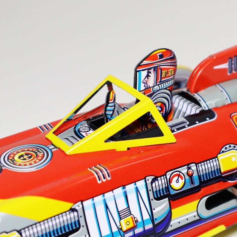 Sonic Fire Patrol.vintage Wind up Tin Toy Retro Collectible - Etsy