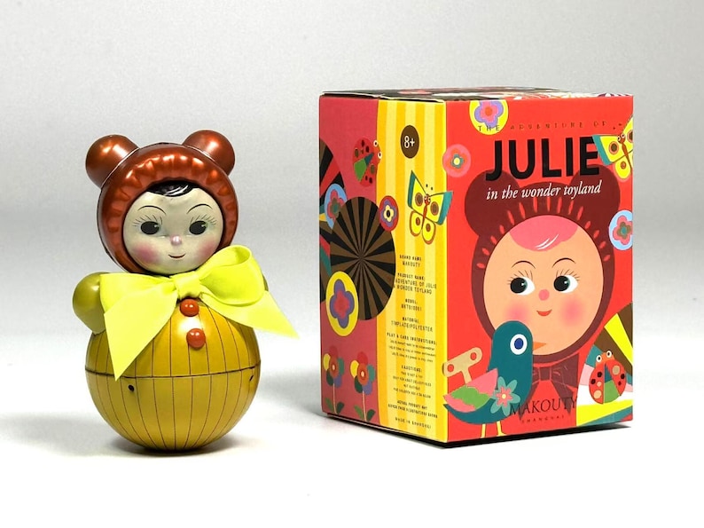 Roly-poly Doll Vintage Tin Toy Retro Collectible Design Andproduction ...