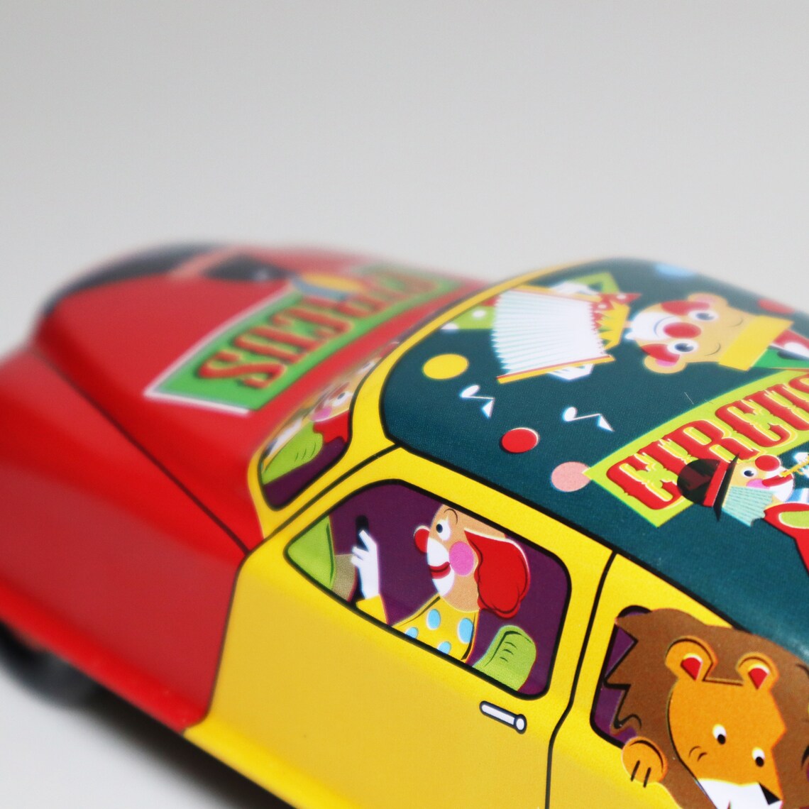 Circus Wagon.vintage Wind up Tin Toy Retro Collectible Car.design and ...