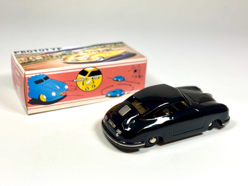 Porsche 356 Tin Toy Car: BUB Classics Wind Up, Collect Limited Edition ...