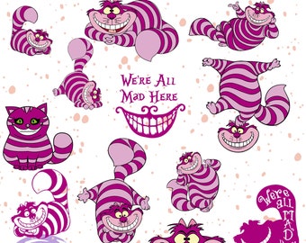 Cheshire Cat Svg - Etsy