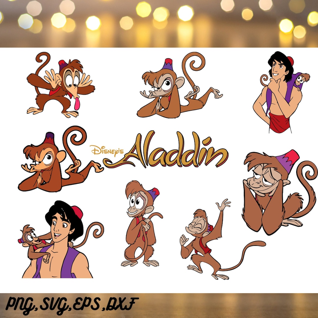 Abu Svg Aladdin Svg Aladdin Cricut Abu Cricut Aladdin - Etsy