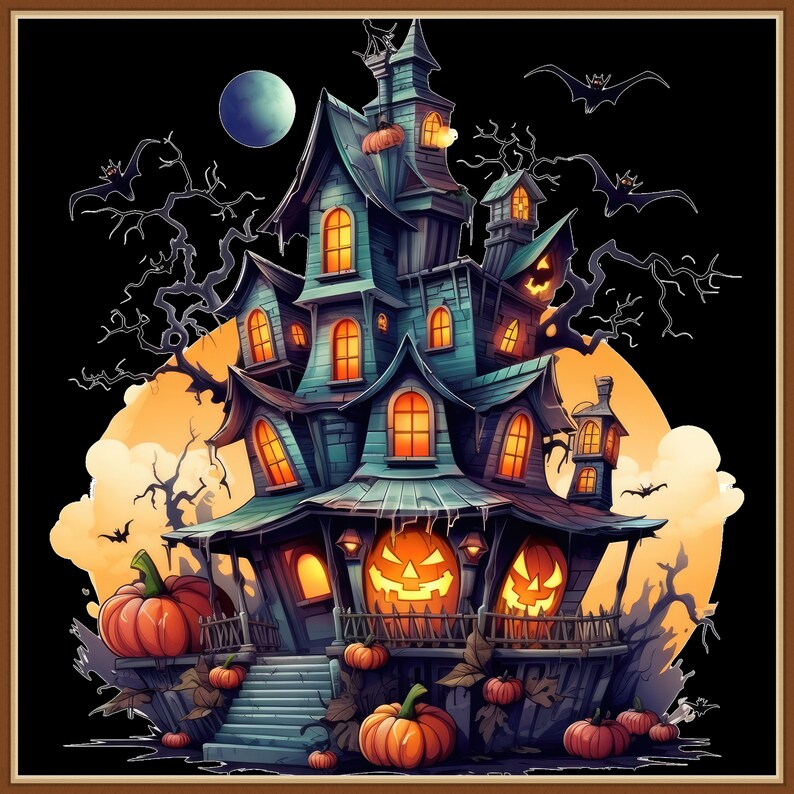 Halloween House 2 Decor - Etsy