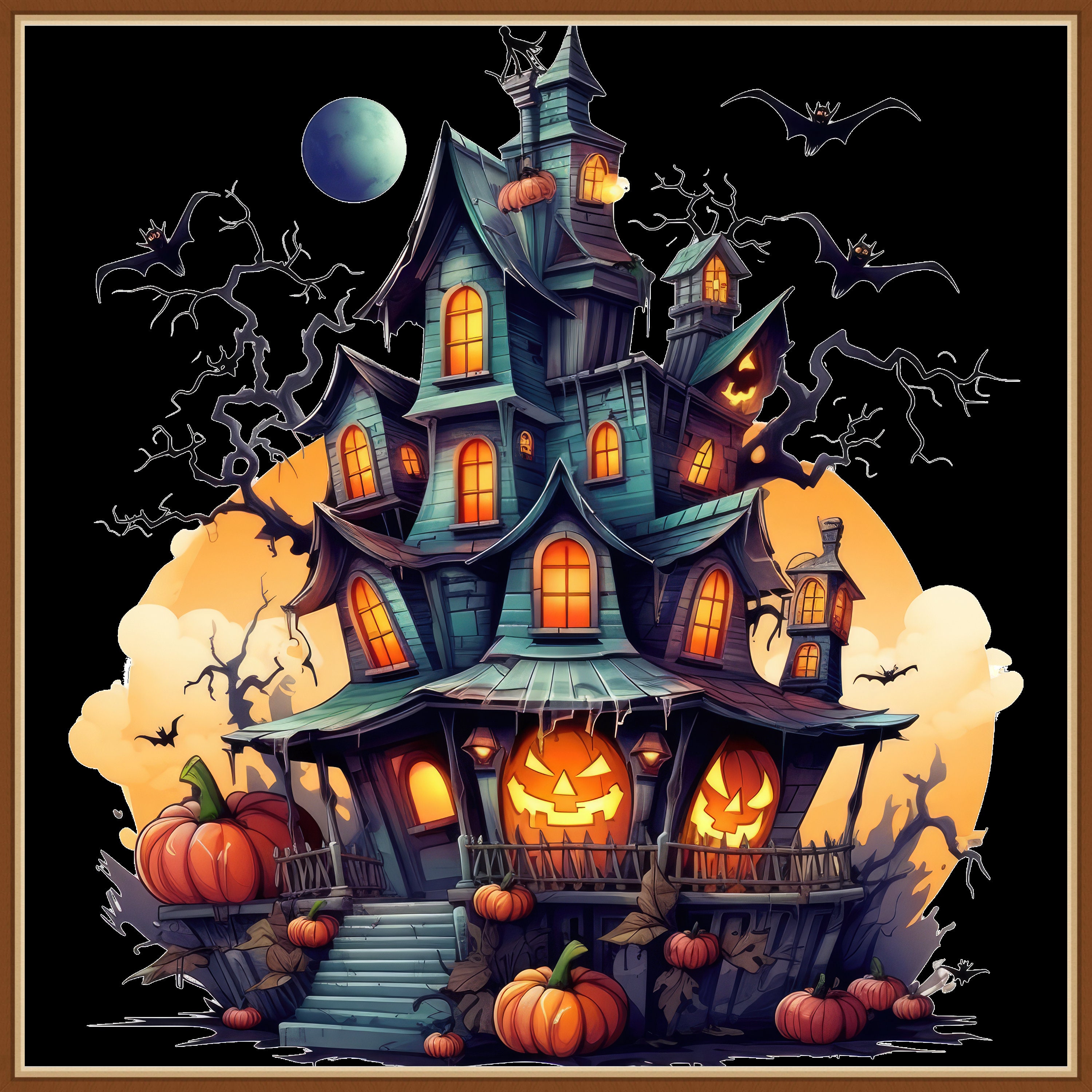 Halloween House 2 Decor - Etsy