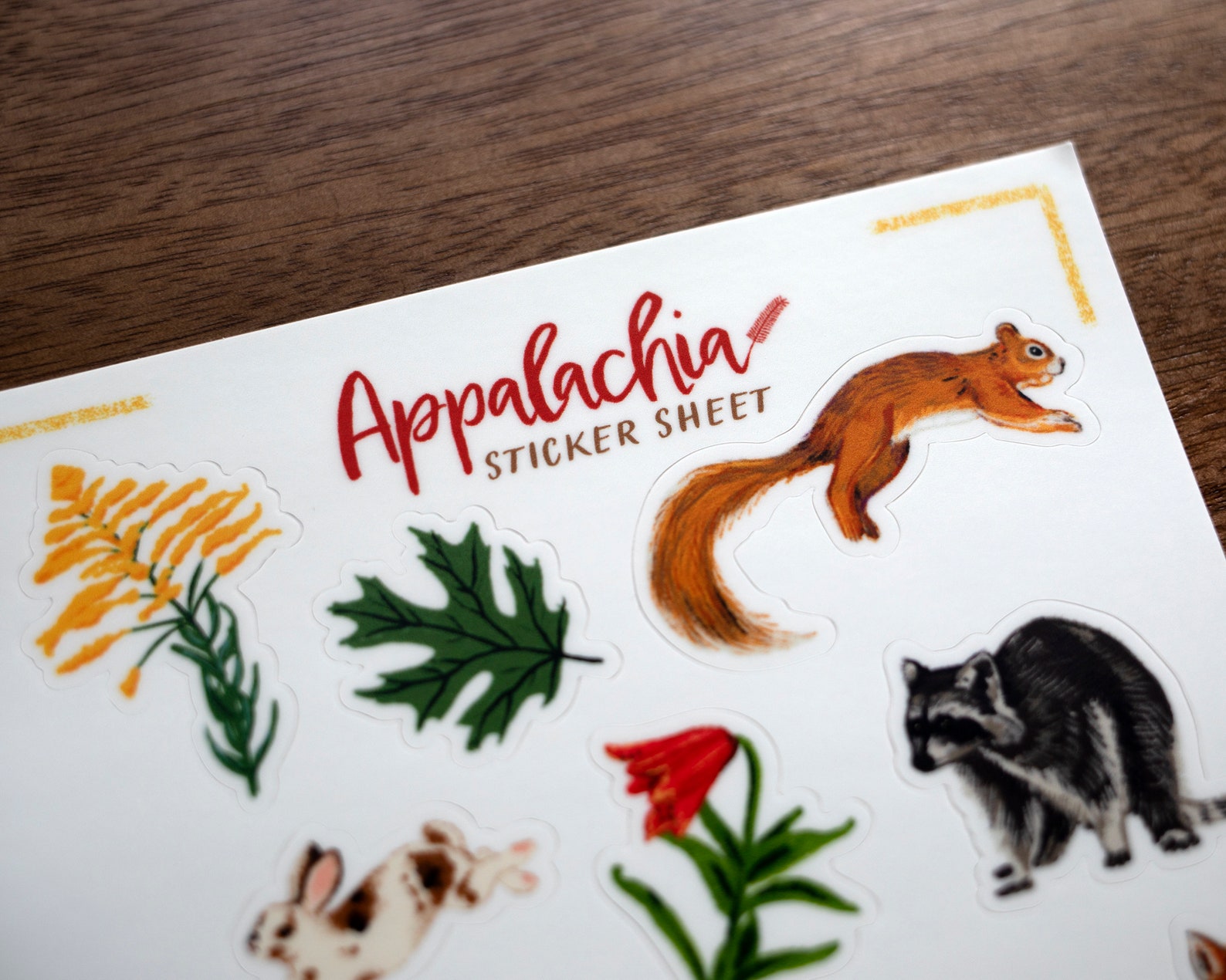 Appalachia Sticker Sheet Vinyl Weatherproof Indoor or - Etsy