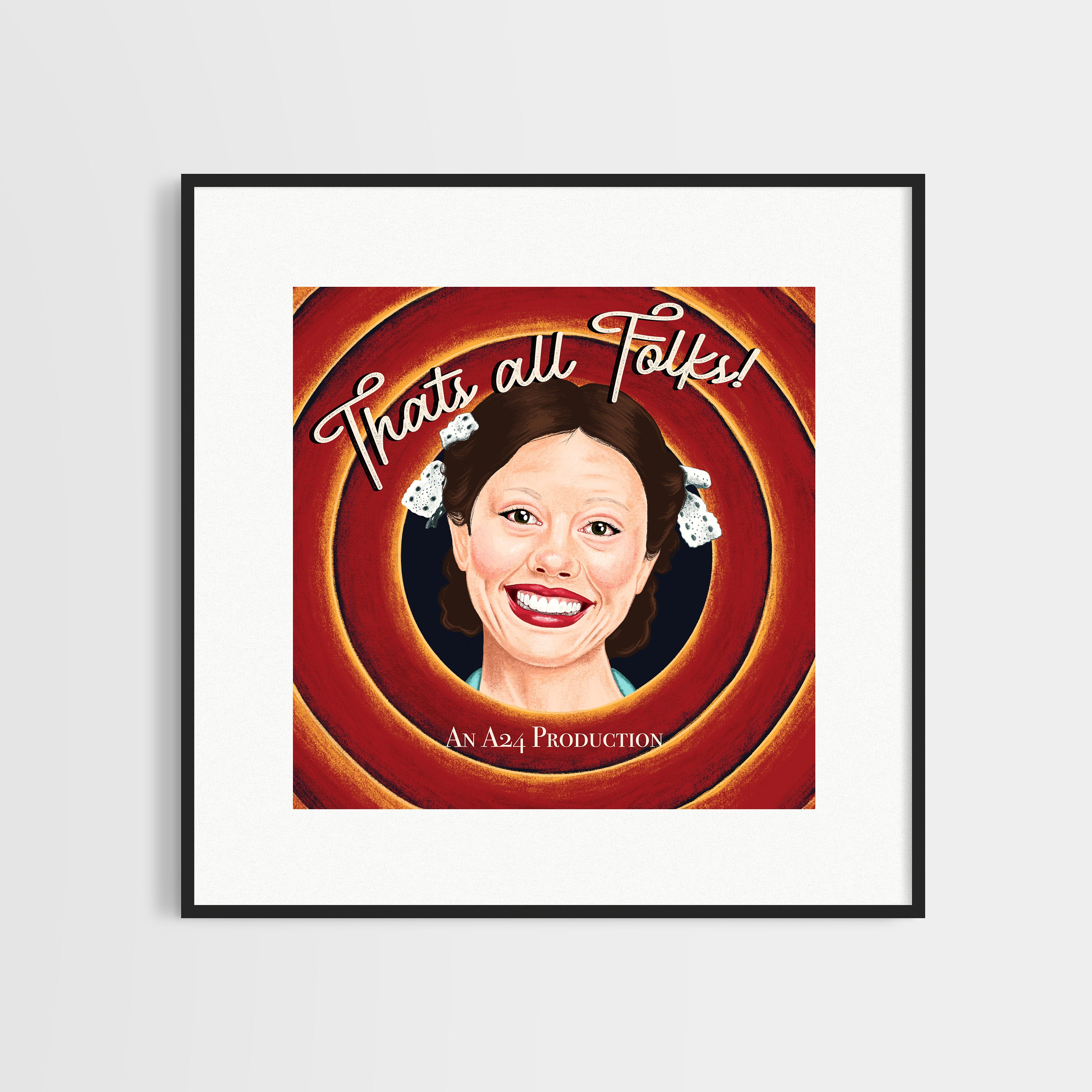 Pearl Poster Art Horror Mia Goth Square Print Etsy