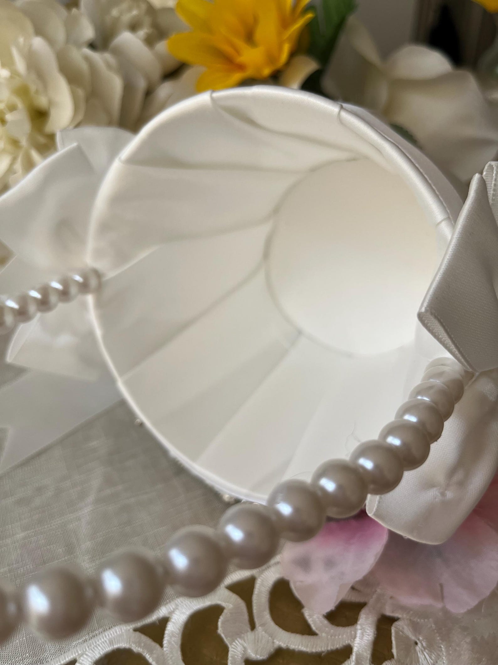 Sparkling Flower Girl Basket Has It All With Rhinestones, Crystals ...