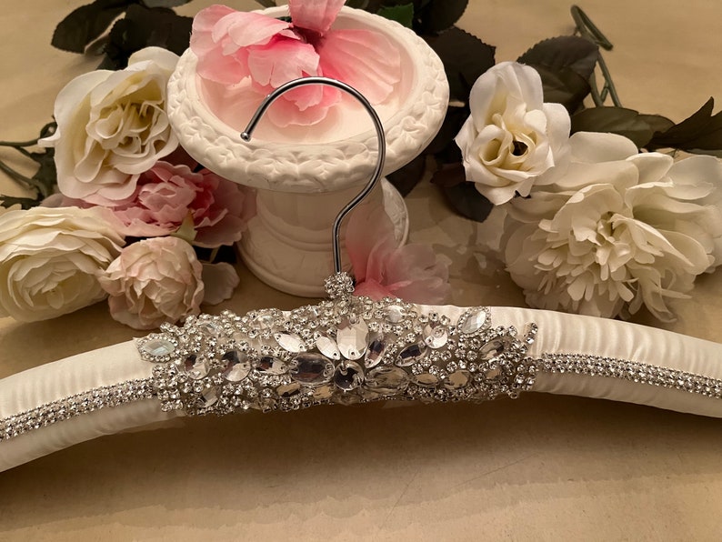 Most Beautiful Bridal Dress Hanger Made With Sparkling Rhinestones ...