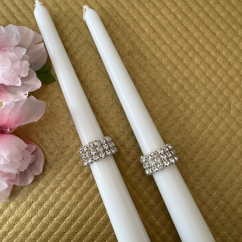 Rhinestone Candle - Etsy