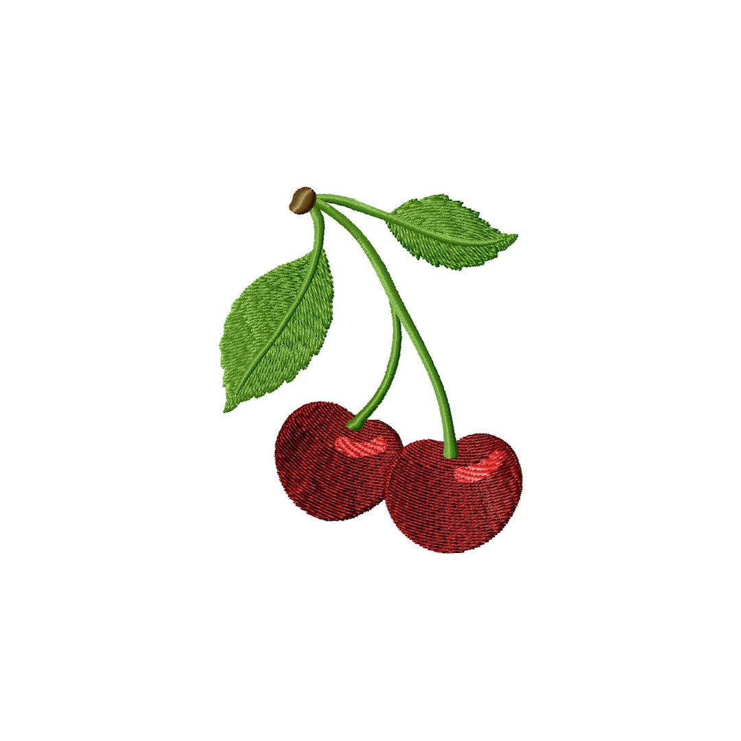 Cherry Embroidery Design, Machine Embroidery Designs, Embroidery Files ...