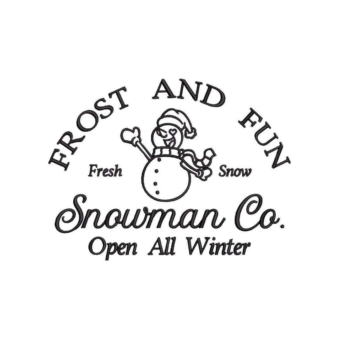 Snowman Embroidery Design, Christmas Embroidery Designs, Machine ...