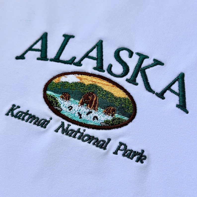Alaska Embroidery Design: Katmai National Park, Animals Machine ...