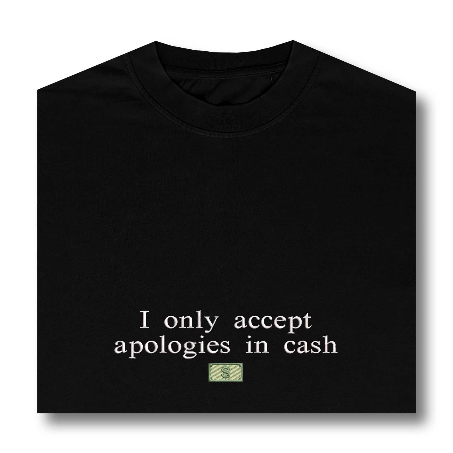 I Only Accept Apologies in Cash Machine Embroidery Designs, Embroidery ...