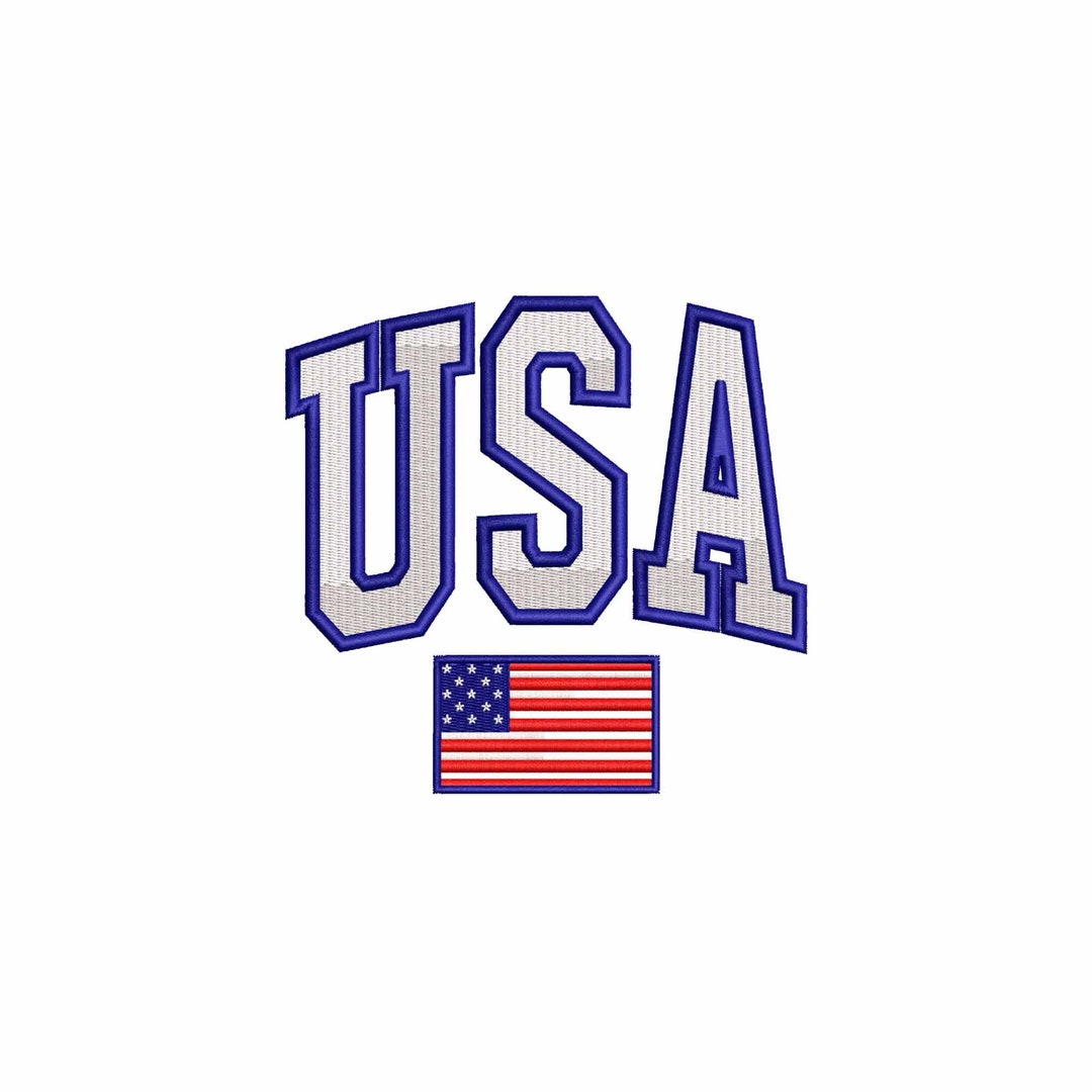 USA Machine Embroidery Designs, America Embroidery Files, American Flag ...