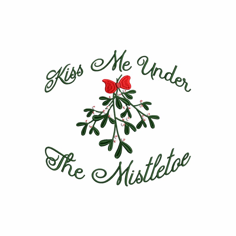 Mistletoe Christmas Embroidery Designs, Machine Embroidery Designs ...
