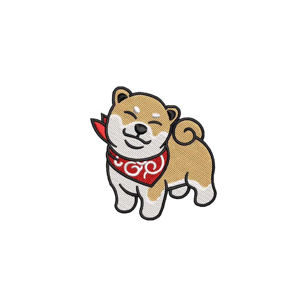 Mini Dog Shiba Inu Machine Embroidery Designs, Baby Embroidery Designs ...