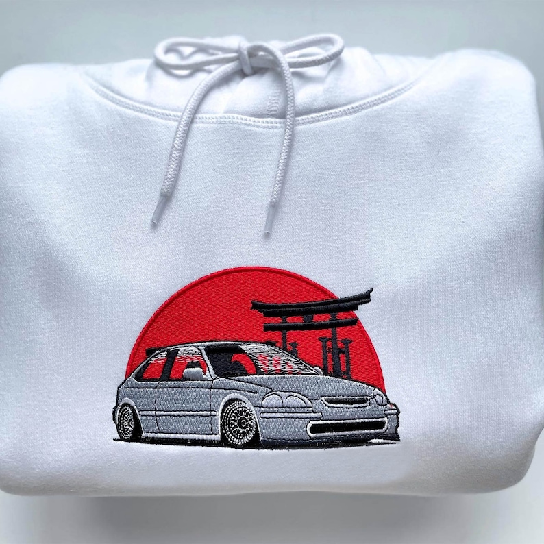 Japanese Race Car Embroidery Design: Classic Muscle Car (digital ...